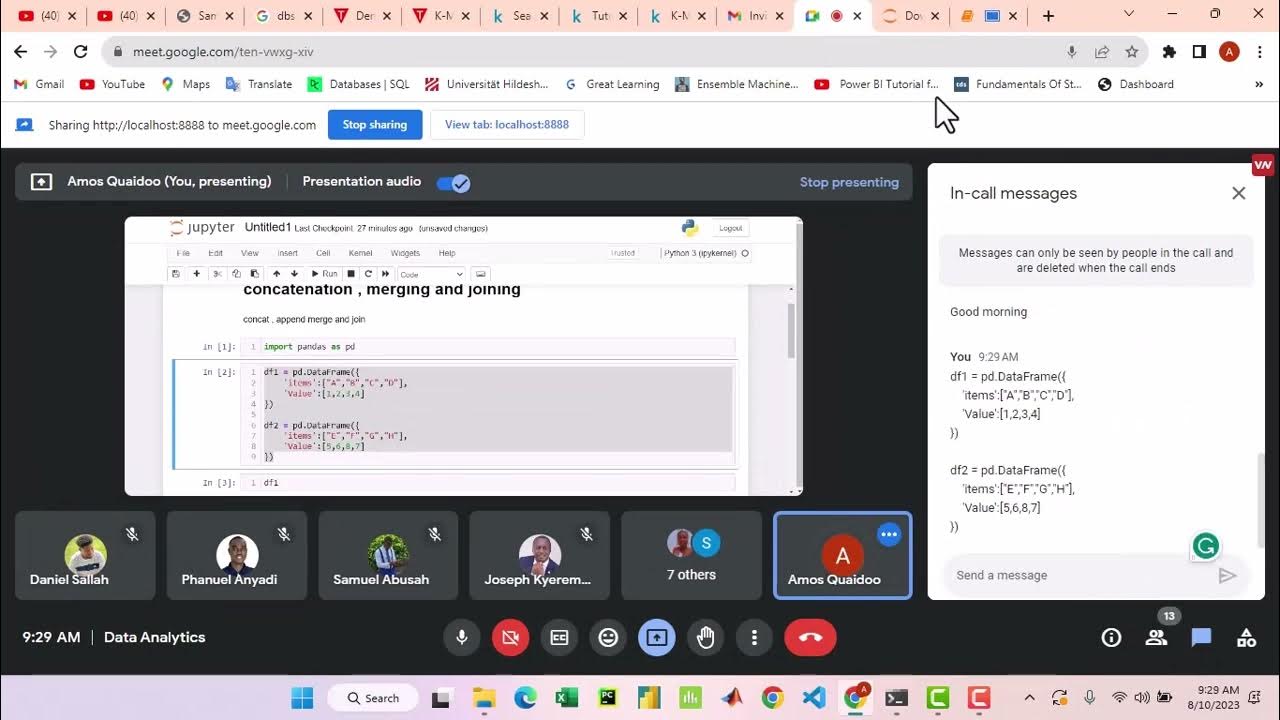 Concatenating, Merging, and Joining DataFrame in Pandas (Online Class) - YouTube
