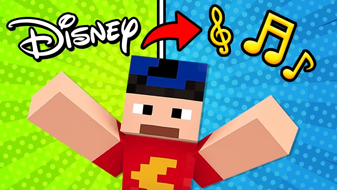 MÚSICAS DA DISNEY NO MINECRAFT | Mike no Minecraft - YouTube