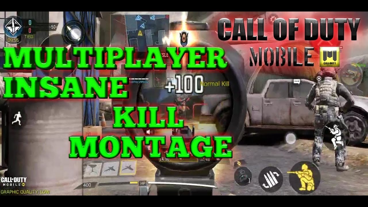 CALL OF DUTY MOBILE MULTIPLAYER INSANE KILL MONTAGE - YouTube
