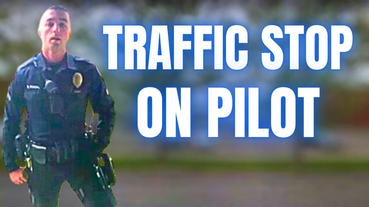 Clumsy Cop Gets OWNED By Pilot During Traffic Stop (I.D REFUSALS) - YouTube
