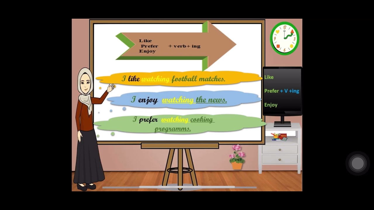 شرح قاعده like -prefer-enjoy وشرح قاعده gerund - YouTube