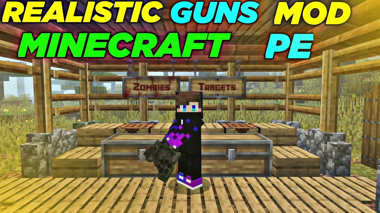 Download Realistic Guns Mod For Minecraft PE #guns #gunskin #gun - YouTube
