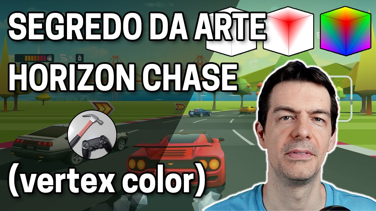 O segredo da arte de Horizon Chase (vertex color) - MAYA na CARA - YouTube