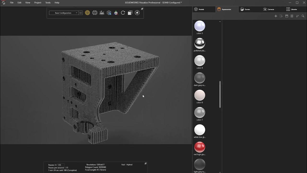 SOLIDWORKS 2021 New Features & Enhancements: SOLIDWORKS Visualize - YouTube