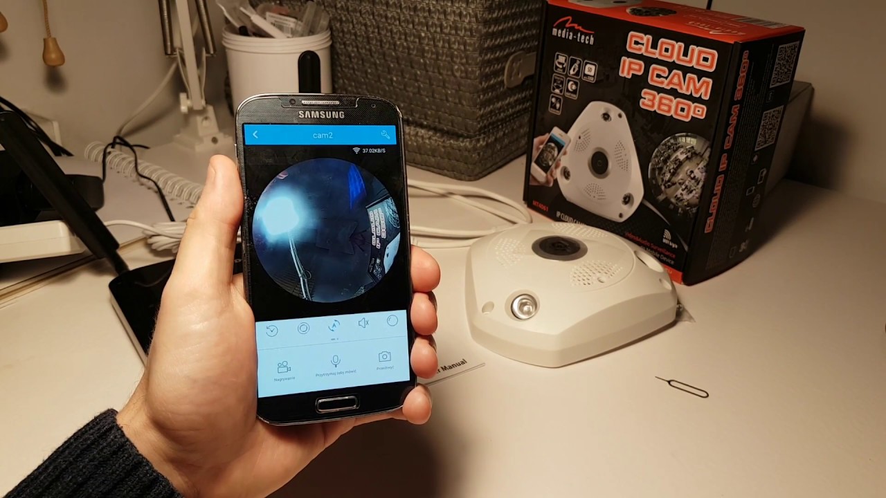 Kamera IP Media-Tech CLOUD IP CAM 360 MT4061 konfiguracja z programem ...