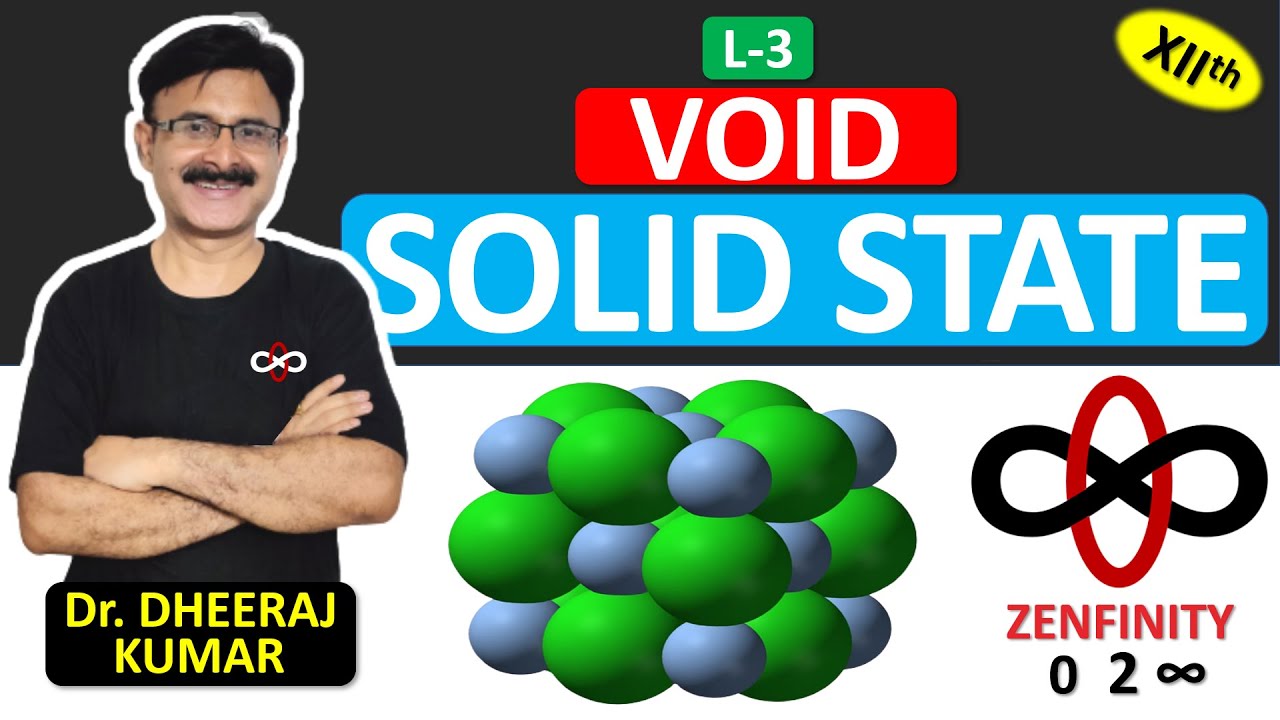 Void Lecture 3 Solid State Class 12 Chemistry Dheeraj Sir Zenfinity Youtube