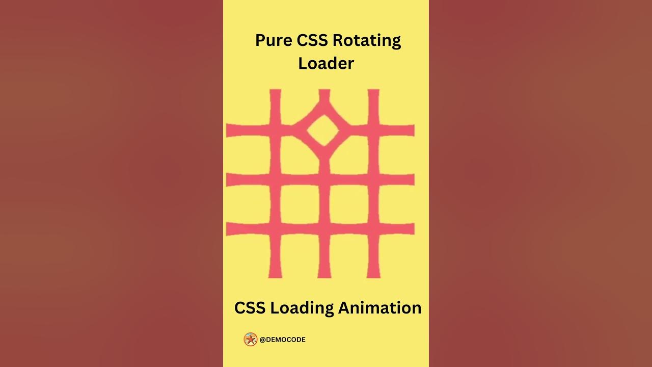 Pure Css Rotating Loader Animation Css Loadingscreens Shorts Coding Softwareengineer