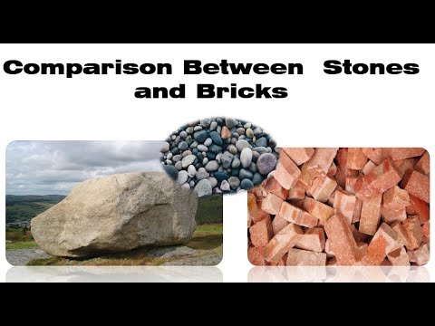 Comparison between Stone and Brick (Brick Masonry) - YouTube
