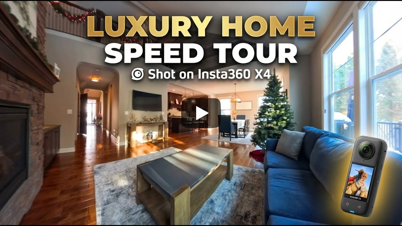 Luxury Home 360 Speed Tour | Insta360 X4 Real Estate Video - YouTube