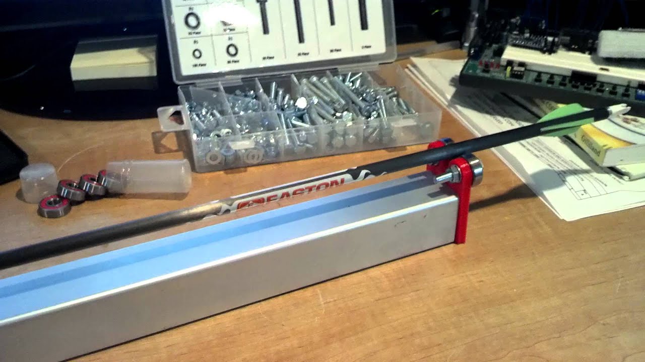Arrow Spinner using skate bearings - YouTube