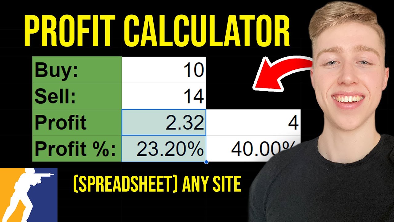CS2 Flipping Profit Calculator Spreadsheet (Free to use with example ...