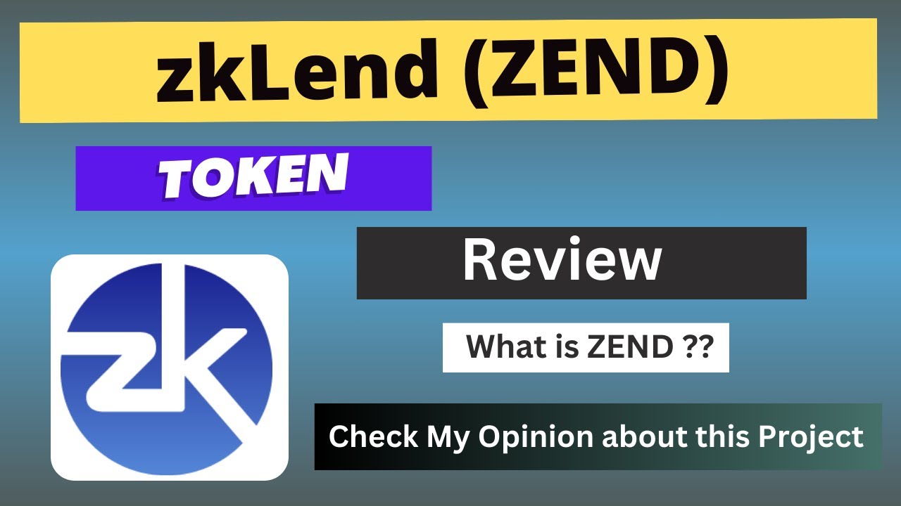 What is zkLend (ZEND) Coin | Review About ZEND Token - YouTube