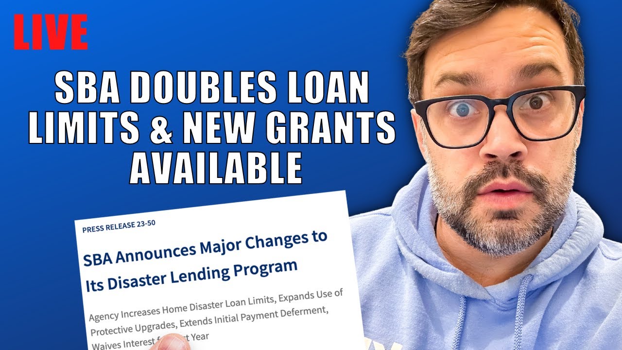 LIVE: SBA Doubles Loan Limits and New Grants Available - YouTube