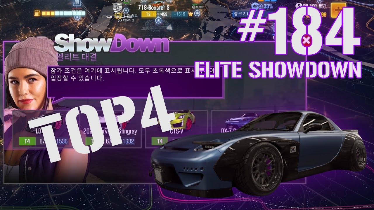 CSR2 | SEASON 184 ELITE SHOWDOWN TOP 4 CARS - YouTube