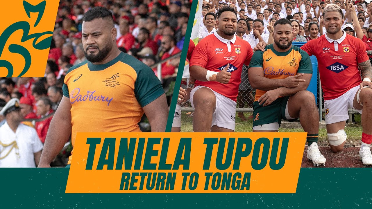 Taniela Tupou's return home - YouTube