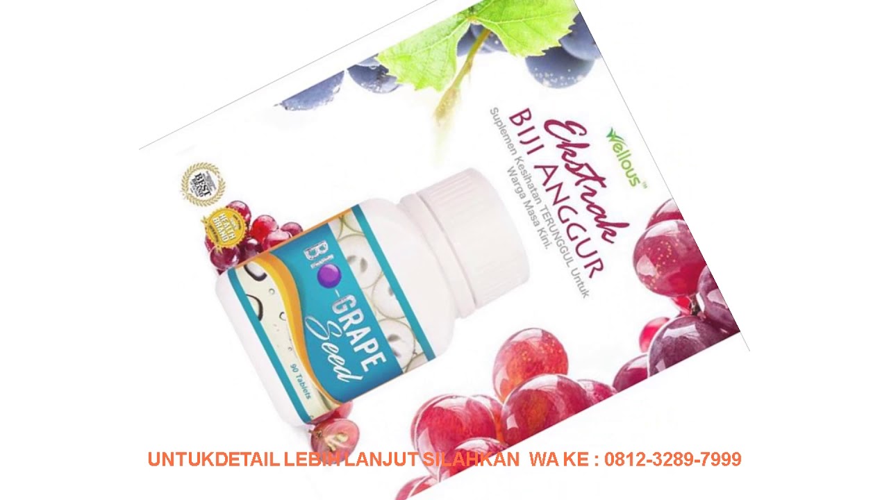 PROMO BIO GRAPE WELLOUS SUPLEMEN ANTIOXIDANT - YouTube