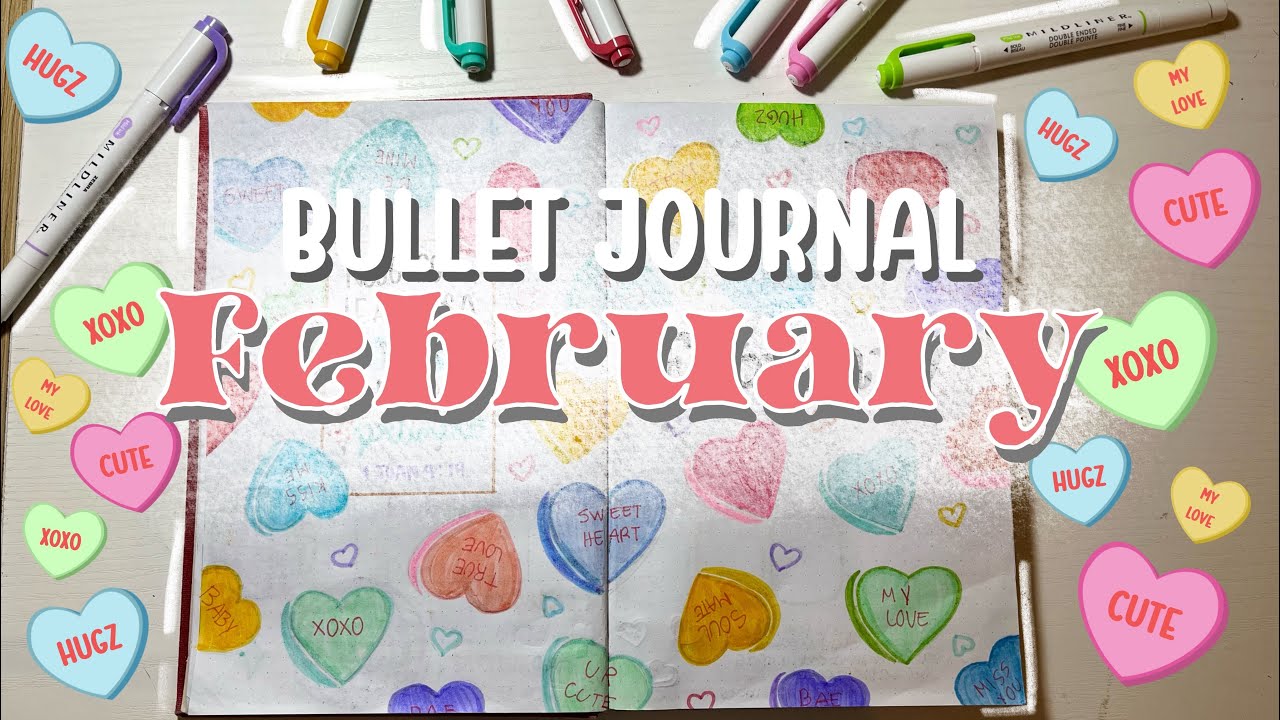 Bullet Journal Febrero 🫶🏻💗 - YouTube