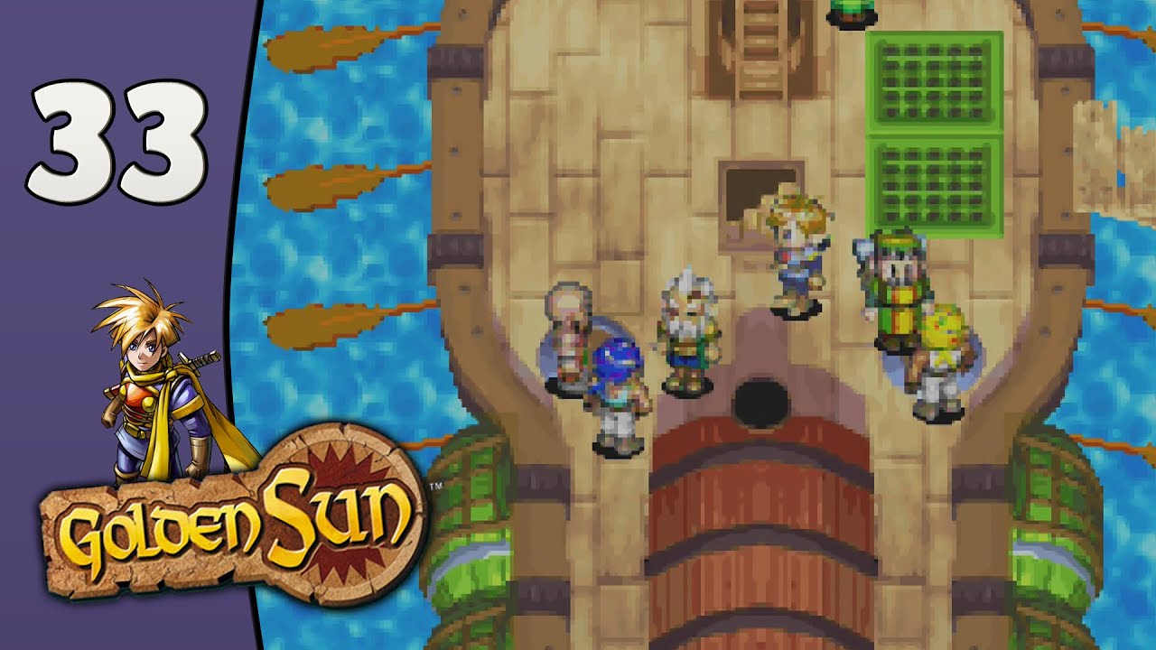 Golden Sun Walkthrough (Wii U) - Part 33: Tolbi-Bound Ship - YouTube