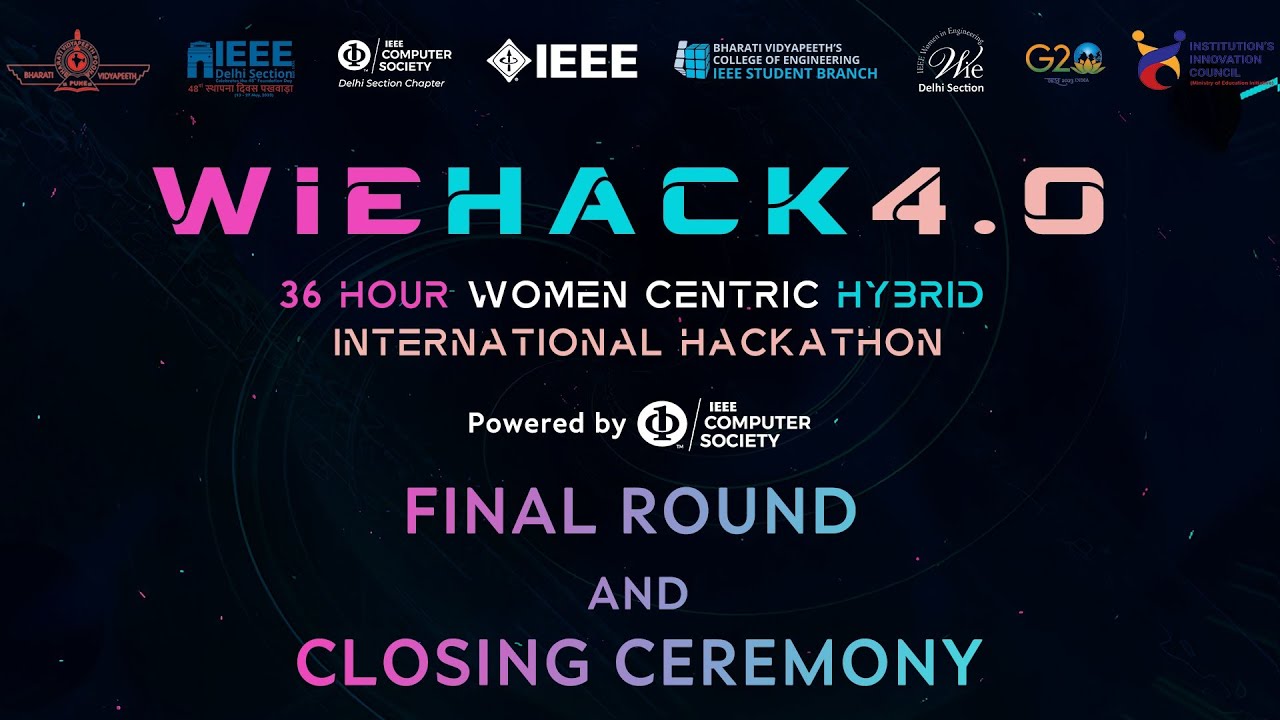 WIE HACK 4.0 | Final Round & Closing Ceremony - YouTube