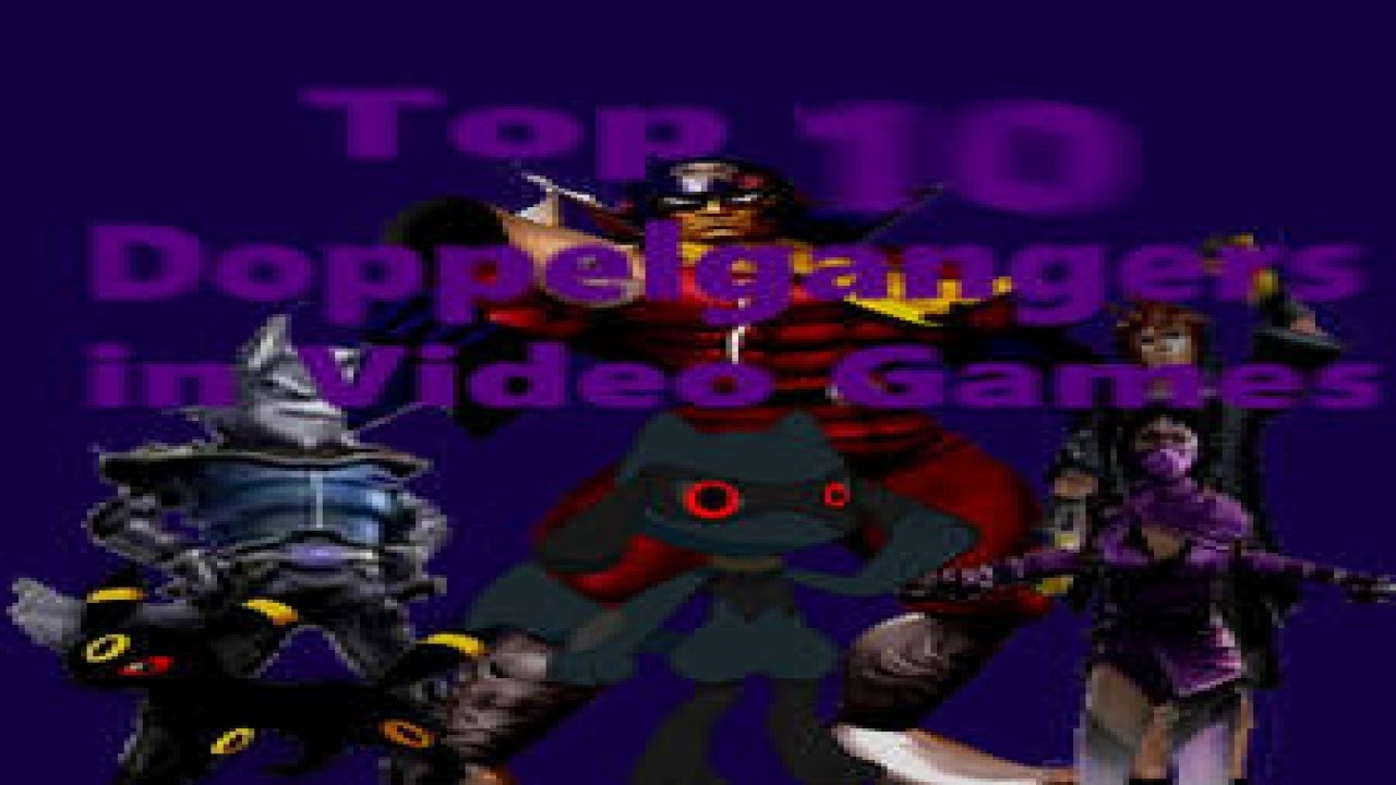 👿 Top 10 Doppelgangers in Video Games 😈 - YouTube
