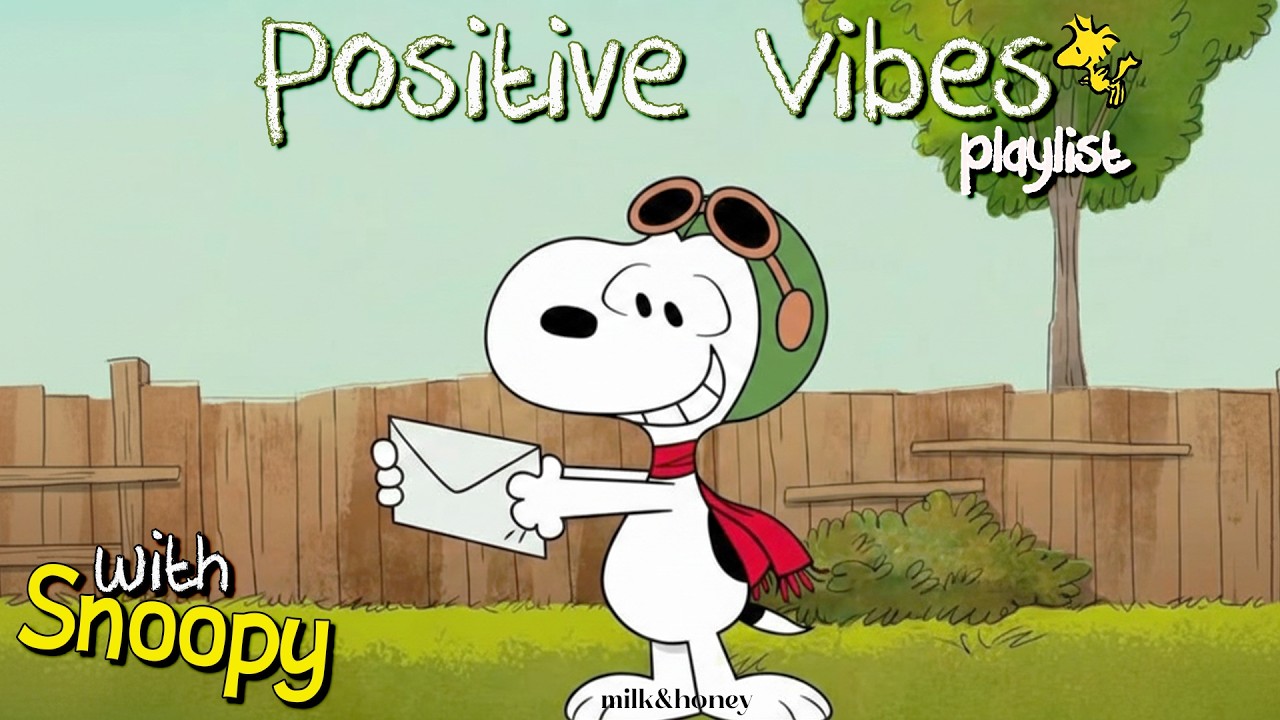 【Playlist】Positive Vibes Jazz with Snoopy | Chill Relax Snoopy Jazz to ...