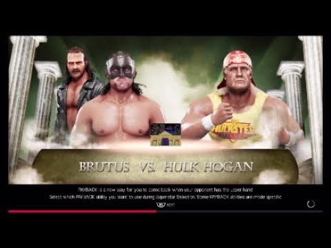 2k Hulk Hogan vs Brutus w Jake Roberts WRESTLEMANIA 9 - YouTube