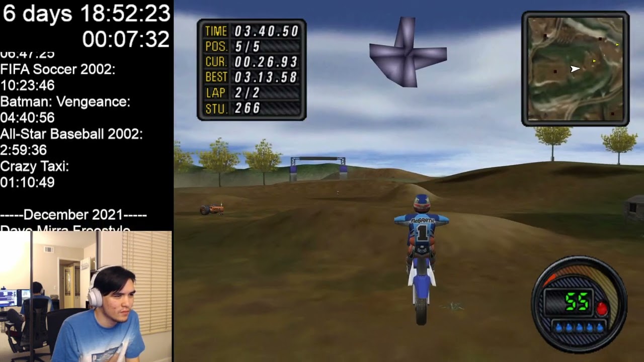 Beating Every GameCube Game | How to beat Jeremy McGrath Supercross ...