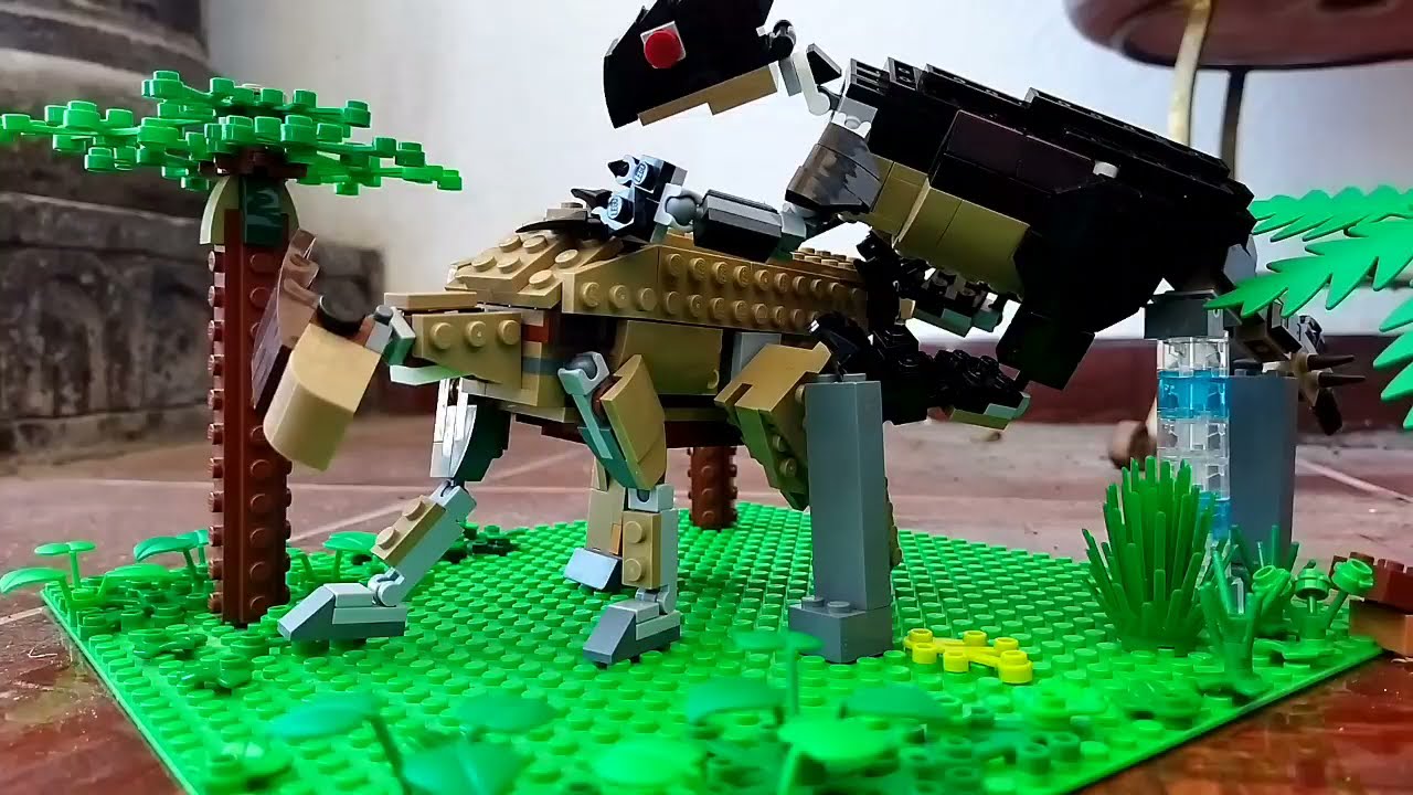 Lego Camp Cretaceous Scorpius Rex Attack The Parasaurolophus MOC ...