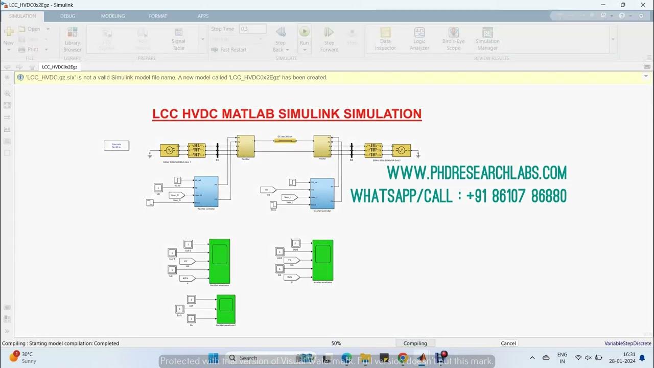 LCC HVDC #MATLAB #SIMULINK #SIMULATION #ELECTRICAL #phd #research - YouTube