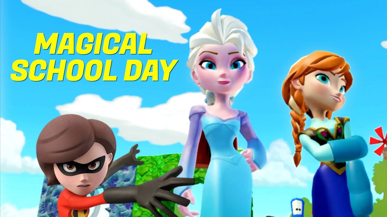 Elsa and Anna Toddlers: Enchanting Art Class with Elastigirl as Teacher ...