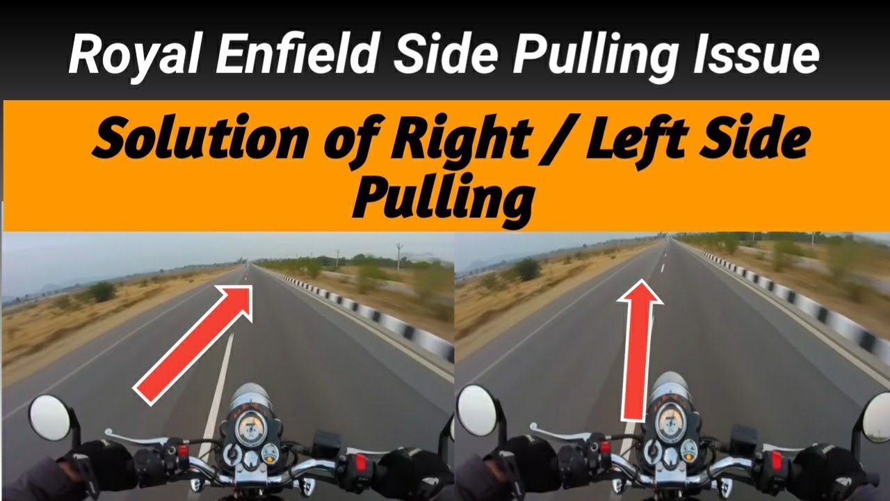 Side Pulling Issue classic 350 l Right side pulling l Solution of Side ...