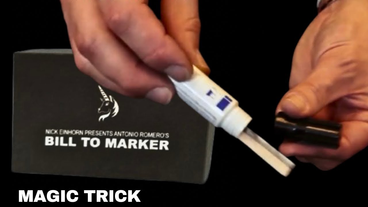 Make A Dollar Bill Vanish And Appear In A Marker - Bill To Marker Magic ...