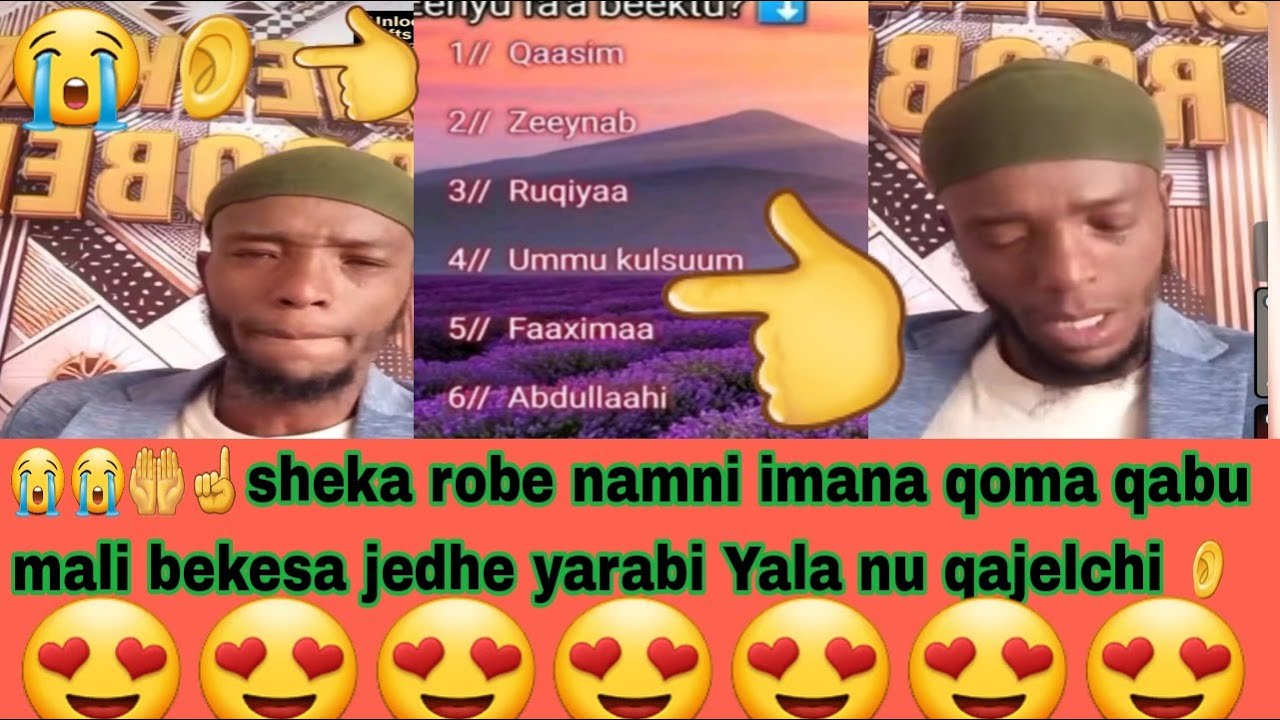 😭#ufii sheka robe namni imana qabu maltuni isa mali jedhani yarabi Yala ...