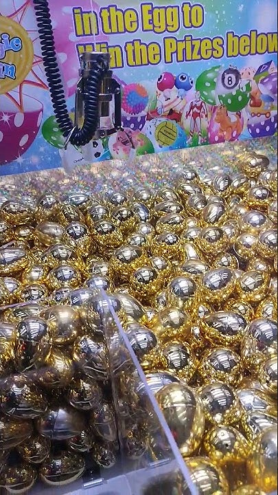 Gotcha! We grabbed a golden egg!!! #prize - YouTube