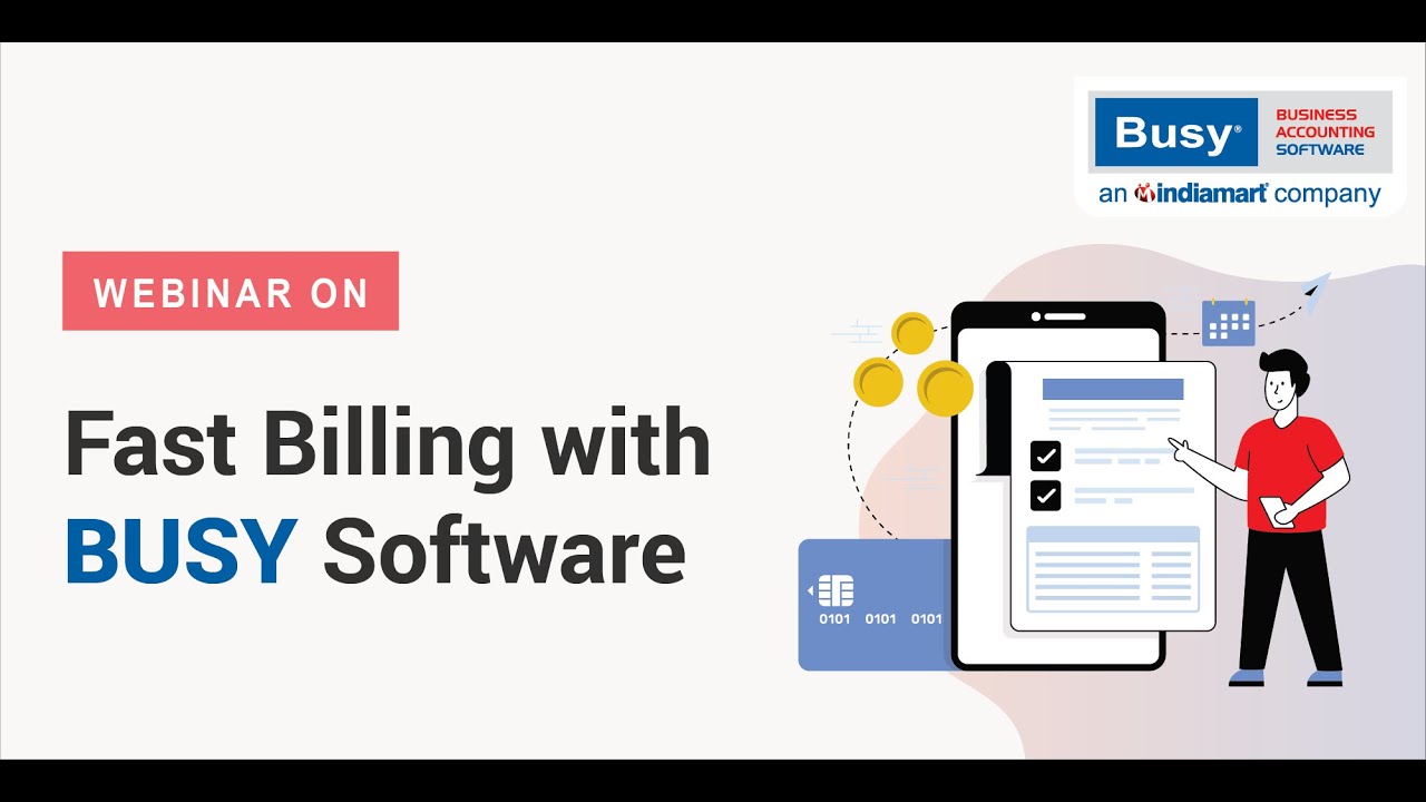 Fast Billing with BUSY Software (English) | BUSY - YouTube