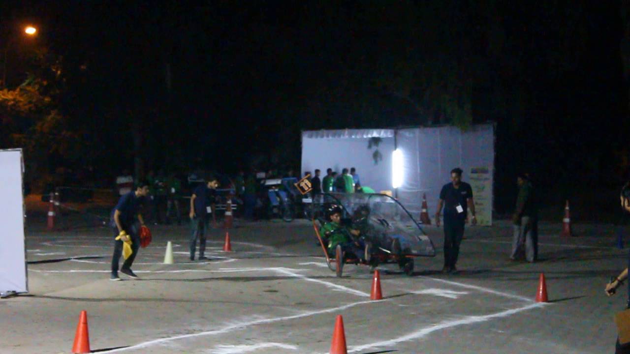 MANEUVERABILITY EVENT | EFFICYCLE 2K16 | Team INCREDIBLES | SAE KIET ...
