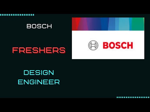 Bosch hiring FRESHERS | Design engineer - YouTube