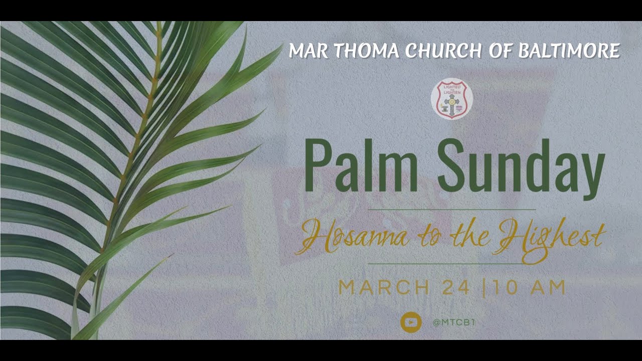 Praise & Worship Holy Communion Service | March 24, 2024 | Hosanna ...