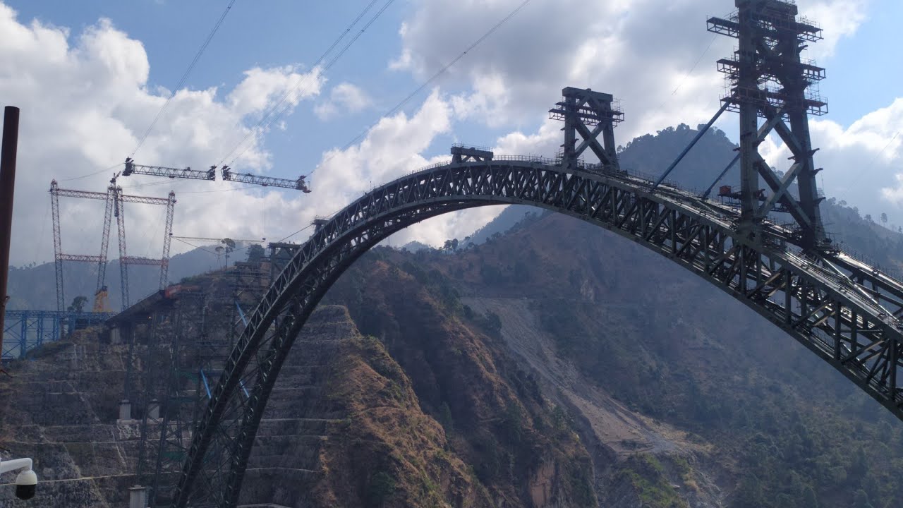 Chenab Bridge: World's Highest Railway Arch Bridge Constructed In Jammu ...