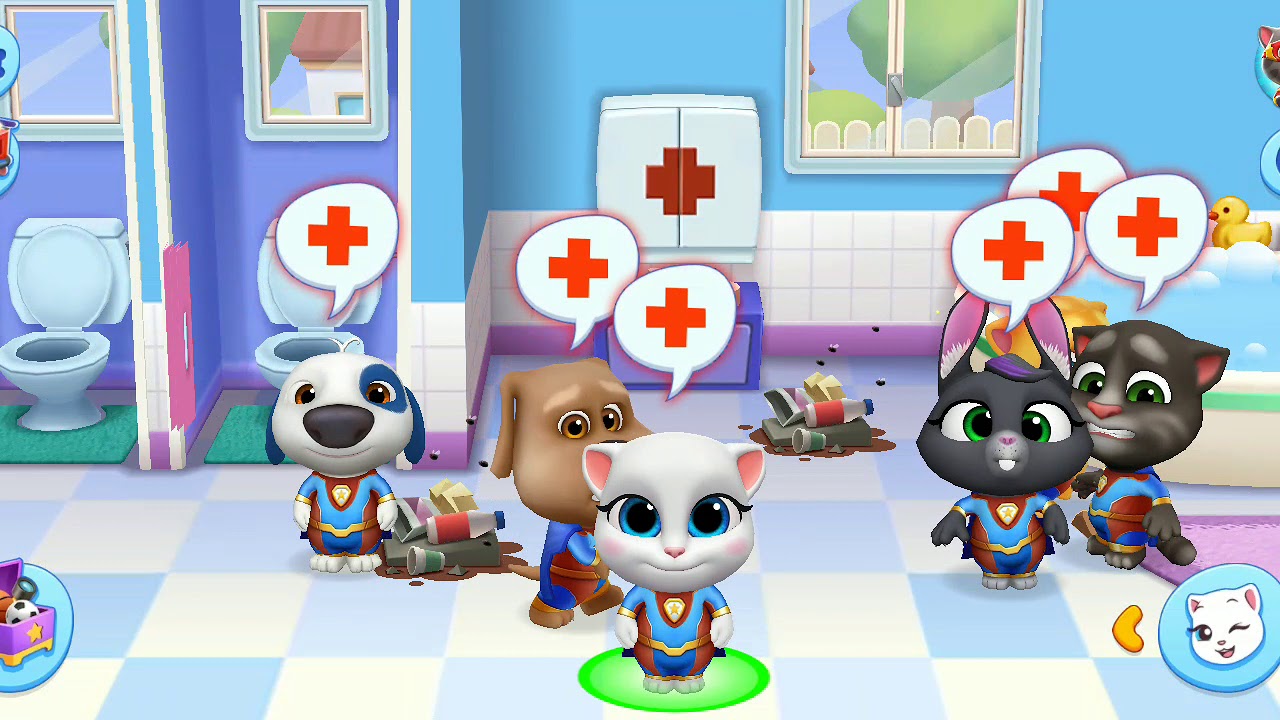 Talking Tom and Friends are sick - YouTube