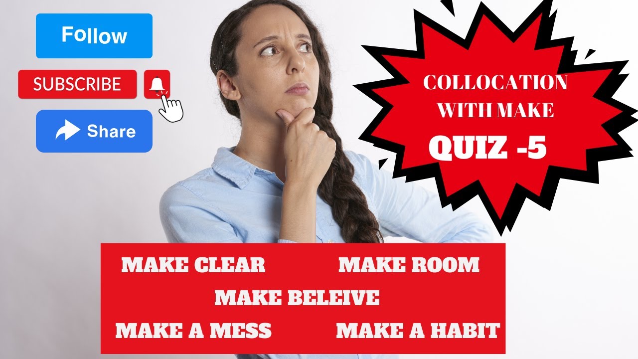 QUIZ TIME! PART 5:CHECK YOUR KNOWLEDGE ABOUT COLLOCATIONS! #COLLOCATIONS #vocabulary #QUIZ - YouTube