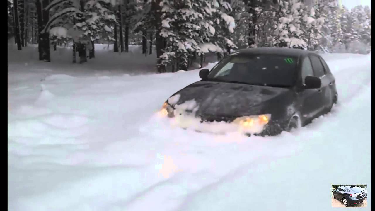 Impreza Hatchback winter snow RIDE - YouTube