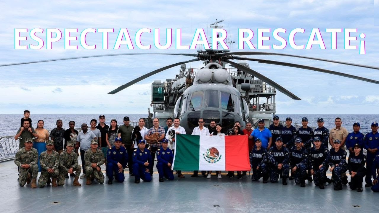 La Armada de México realiza espectacular operación de Rescate en Haití ...