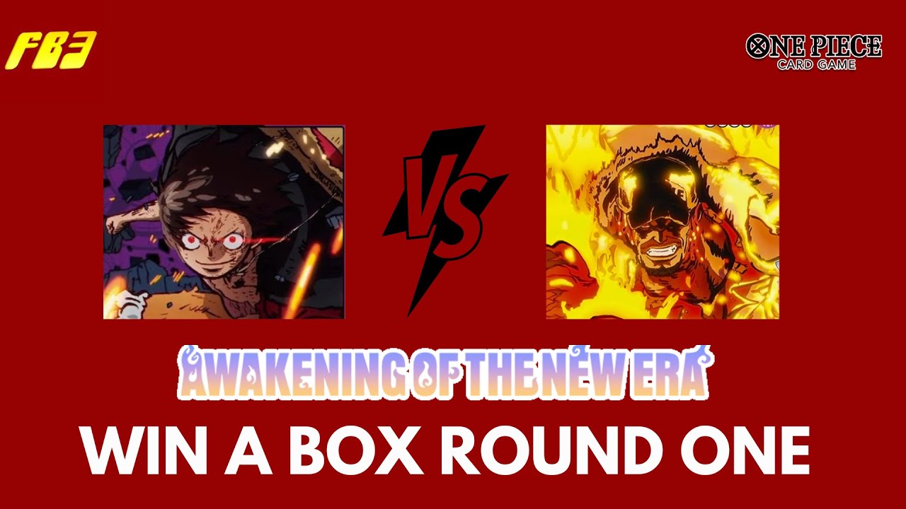 One Piece TCG OP-05 Win A Box Tournament Round One: P Luffy .V ...