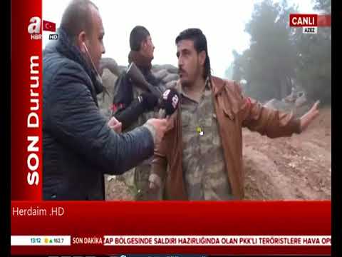 AFRİN OPERASYONU CANLI YAYINDA ÇATIŞMA ANLARI  24.ocak 2018