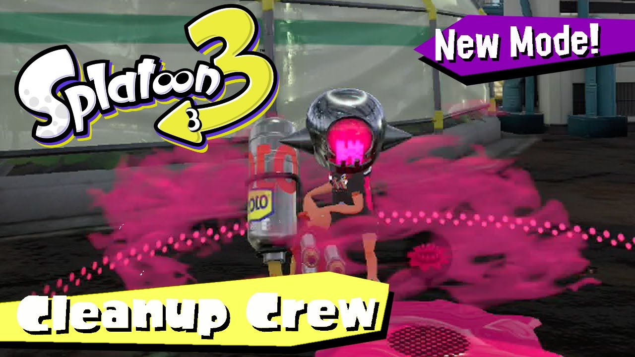 Splatoon 3 - SNEAK PEEK! NEW MODE! - Cleanup Crew - YouTube