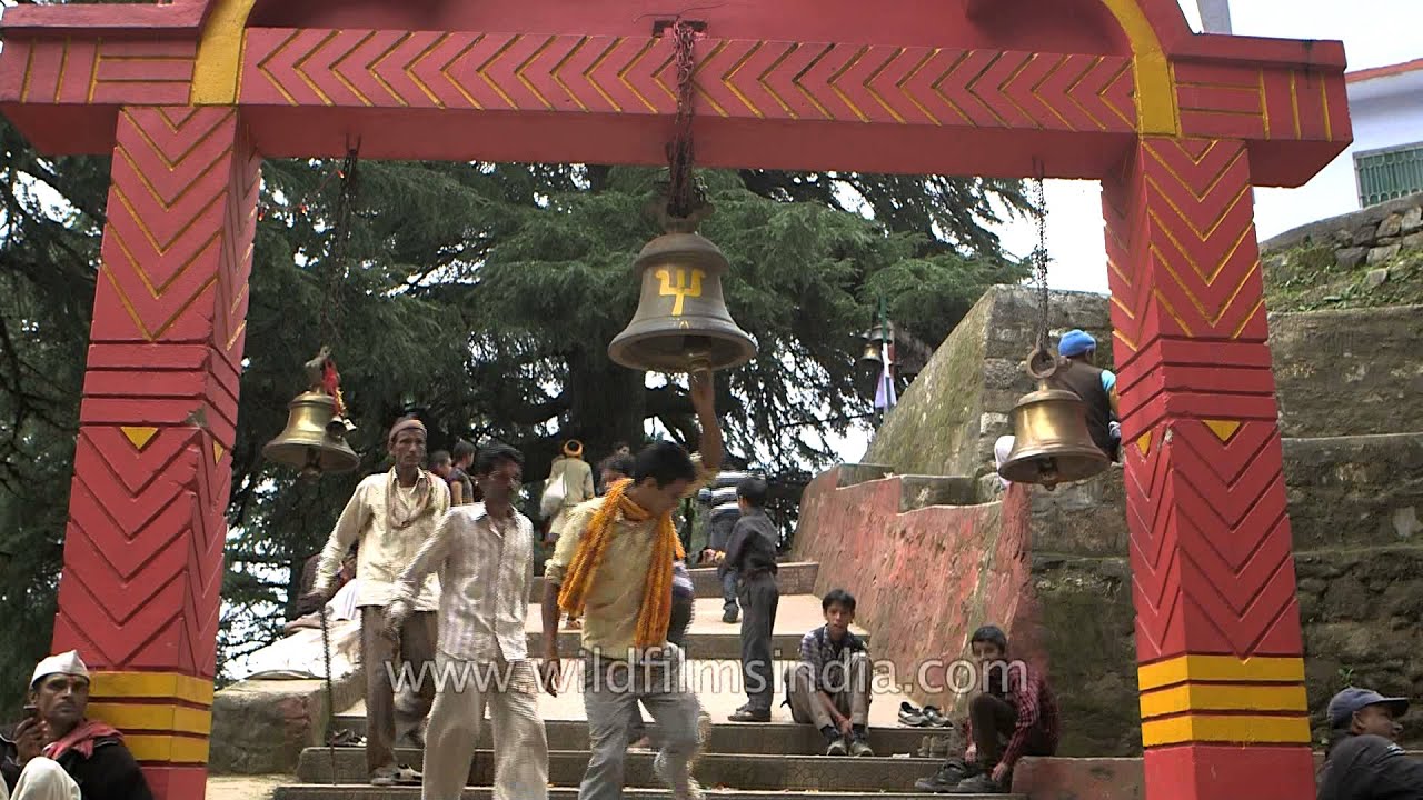 Entry gate of cave temple, Devidhura - YouTube