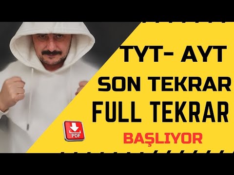 TYT-AYT Son Tekrar | Full Tekrar Kampı Başlıyor...