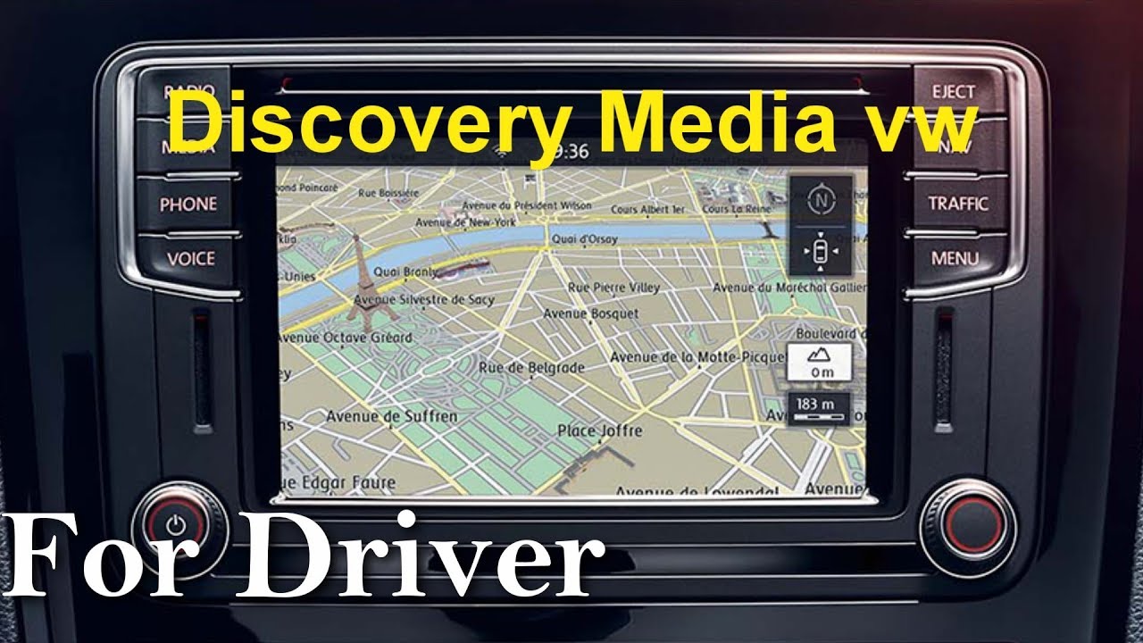 Central Multimídia Discovery Media VW Canal For Driver - YouTube