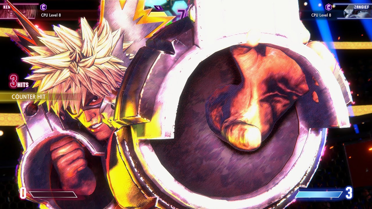 SF6 DARK KEN VS ZANGIEF IA HARDEST LEVEL - YouTube